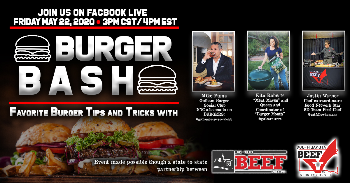NY Beef Checkoff Hosts Virtual Burger Bash with Food Network Star